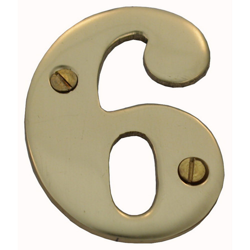 Domino Brass - Numerals - Number 6 & 9 - Design 432 (50mm) | Windsor ...