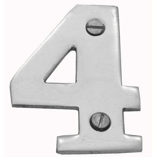 Domino Brass - Numerals - Number 4 - Design 432 (50mm) | Windsor ...