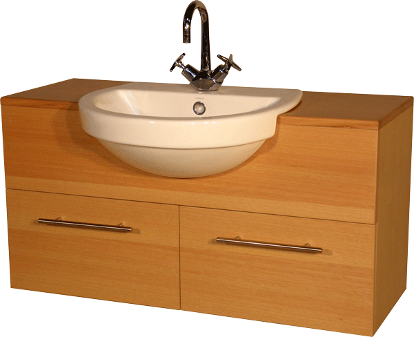 Vanitone - Modern Timber Vanity - Lincoln Wall Hung - (4 Sizes ...
