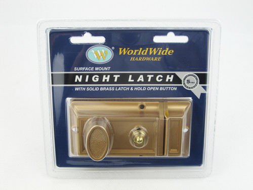 Worldwide - Night Latch - Dead Bolt & Hold Open Button | Windsor ...