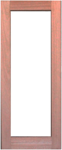 Solid Exterior 1 Glass Panel French Timber Door GD-1L | Windsor ...