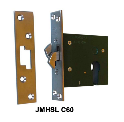 Jacksons JMHSLC46 & JMHSLC60 - Euro Sliding Door Lock High Security B46 ...