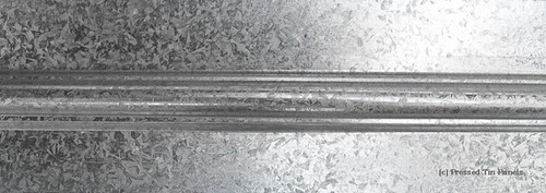 Pressed Aluminium Borders - Small Galvanised | Windsor Restorations