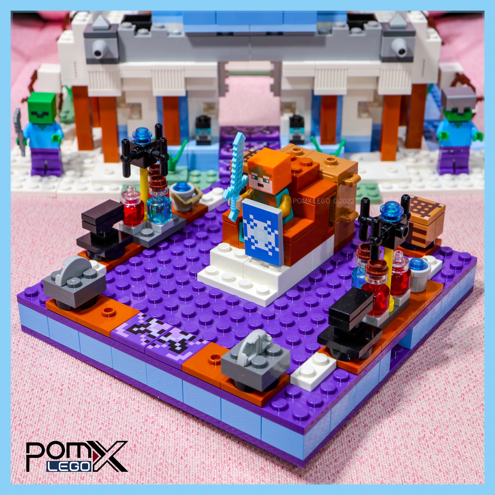 LEGO MOC The Ice Castle X2 by pomx | Rebrickable - Build with LEGO