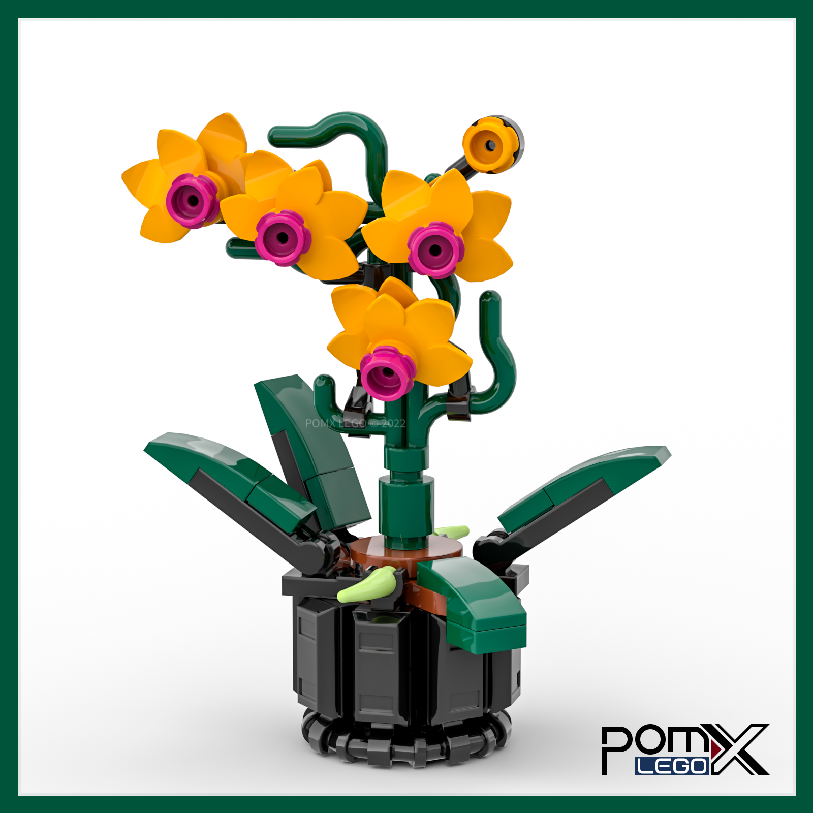 LEGO MOC Micro Orchid by pomx | Rebrickable - Build with LEGO