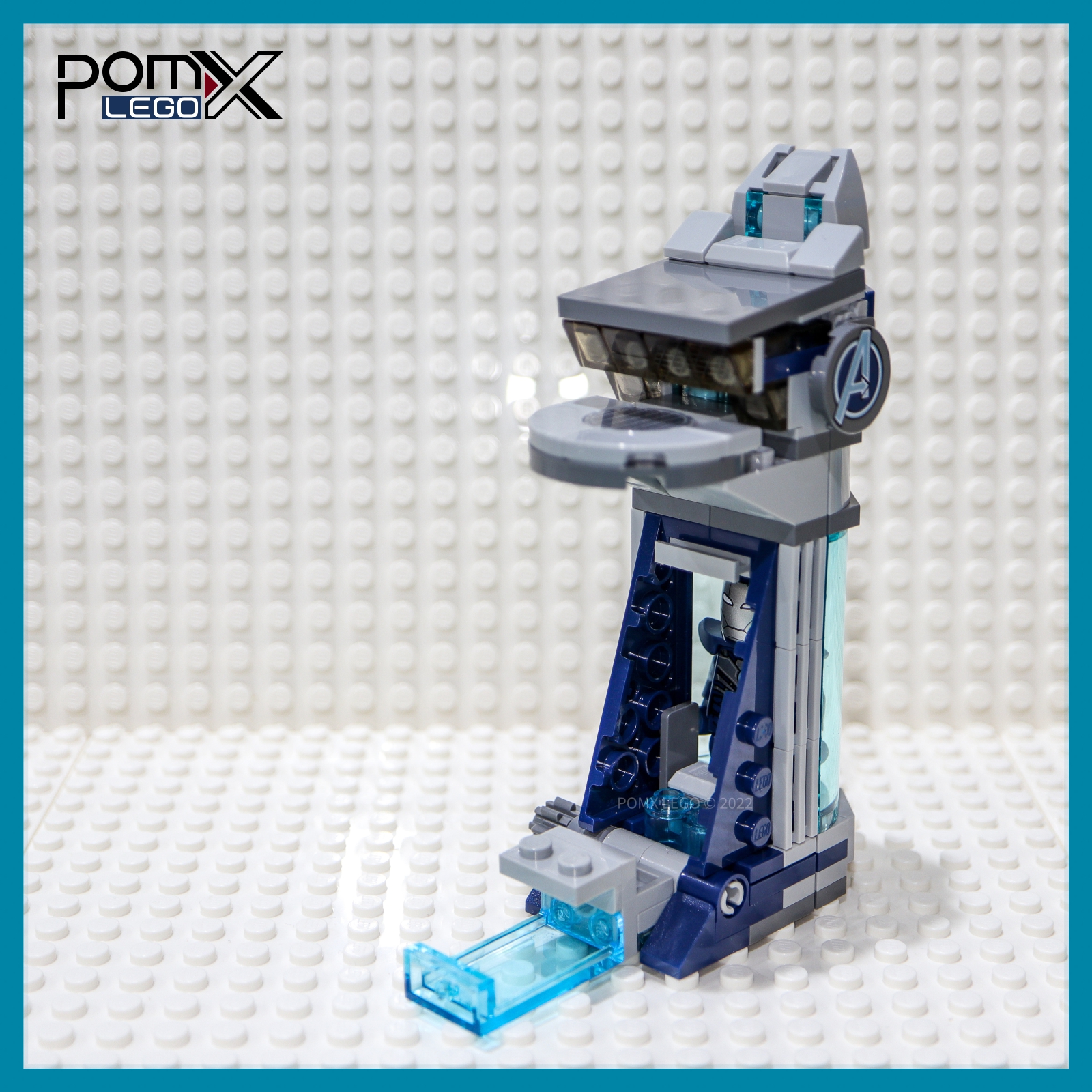 LEGO MOC Micro Avengers Tower by pomx | Rebrickable - Build with LEGO