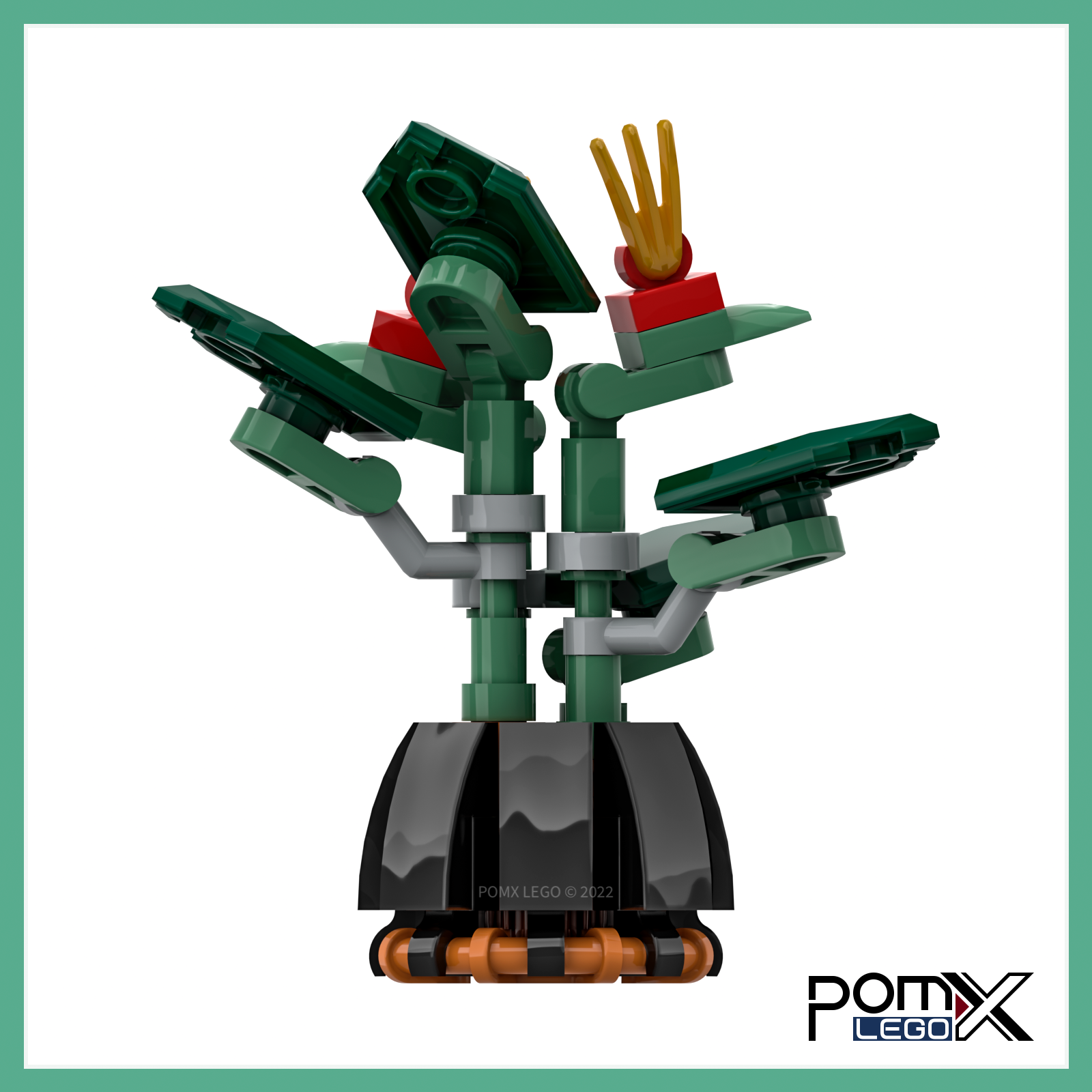 LEGO MOC Micro Bird Of Paradise by pomx | Rebrickable - Build with LEGO