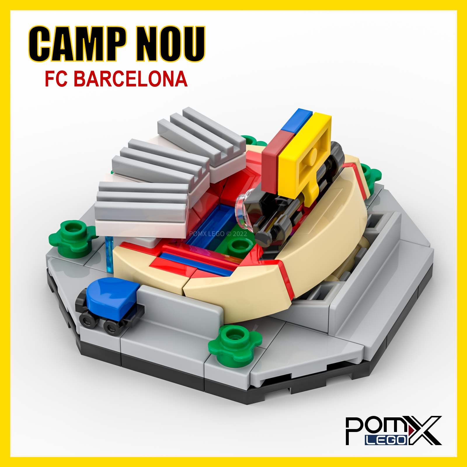 LEGO MOC-105555 Micro Camp Nou - FC Barcelona by pomx | Rebrickable ...