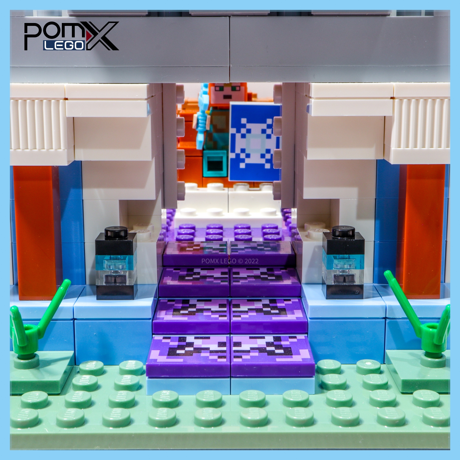 LEGO MOC The Ice Castle X2 by pomx | Rebrickable - Build with LEGO