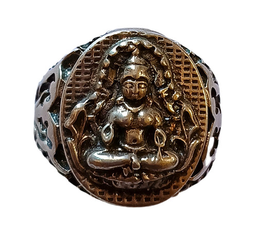 Antique Lakshmi Ring Silver