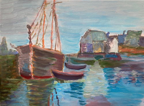 Traditional Harbour | Nicholas Barrow Art