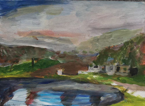 Lake Cottages | Nicholas Barrow Art