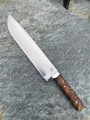 Stabilized Maple Chef Chopper - S30V | CunninghamCustomShop