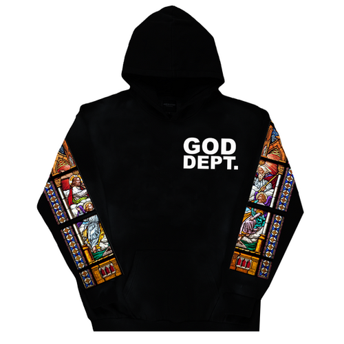 GOD Dept. Stained Glass Hoodie (Black) | Mysite