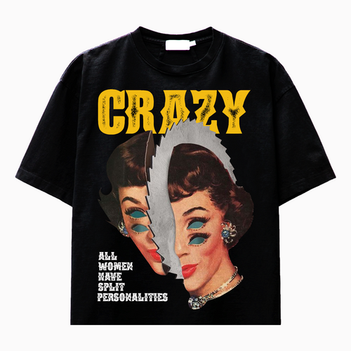 Split Personalities T-shirt (Black) | Mysite