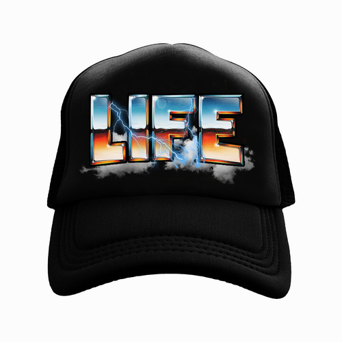 Life Trucker Hat (Black) | Mysite