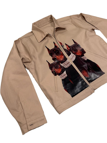 Doberman Jacket (Tan) | Mysite