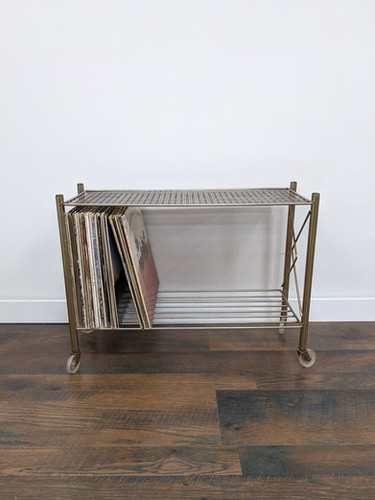 Pressed Metal Record Stand | 15Two Home