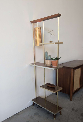 MCM Room Divider Shelf With Light | 15Two Home