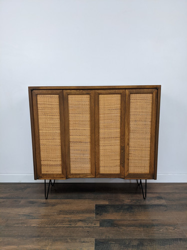 MidMod Cane Panel Cabinet | 15Two Home