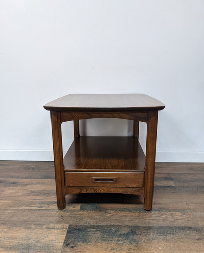 MCM Side Table With Drawer By Harmony House Furniture Co. | 15Two Home