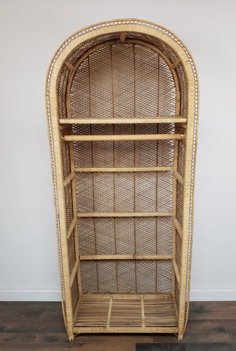 Arched Rattan Coat & Clothing Rack | 15Two Home