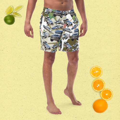 The Crazy Car Swim Trunks | OnSet Classics