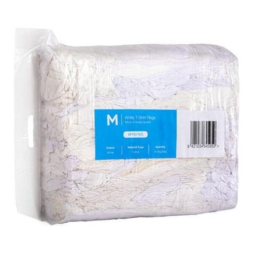 White Cotton Cleaning Rags 10Kg | N.E.W Supplies