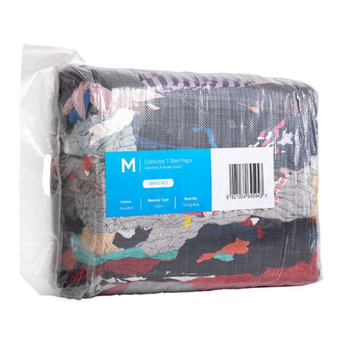Coloured Cotton Cleaning Rags 10Kg | N.E.W Supplies