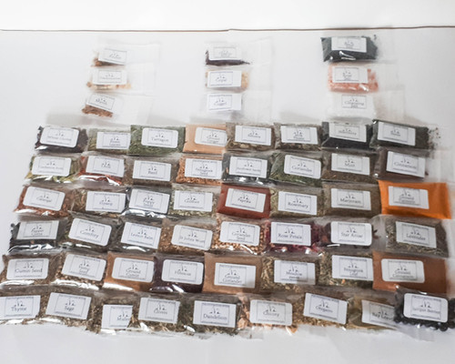 Set of 50 Herb Sachets, 6 Resins & 3 Salts | TheCulverstoneWitch