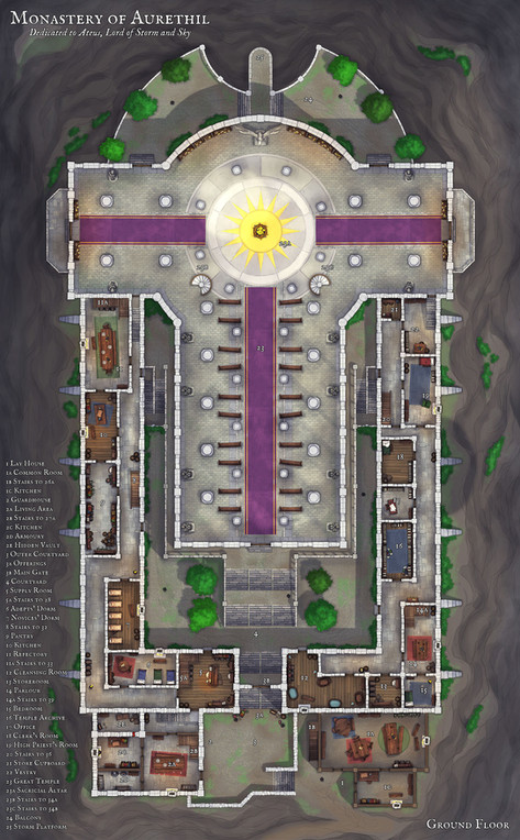 The Reclusive Cartographer | Dungeon Maps