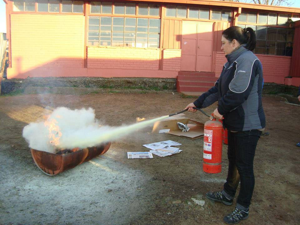 Capacitación uso y manejo de extintores