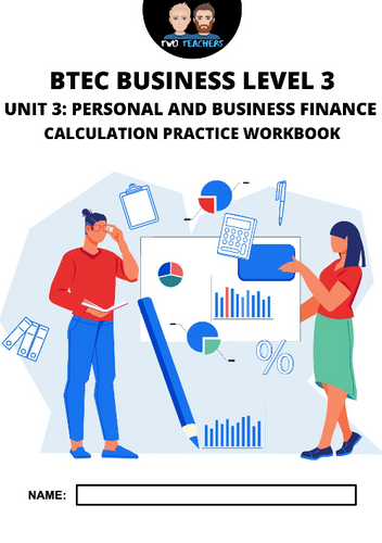 BTEC Unit 3 Calculation Practice Workbook | Two Teachers