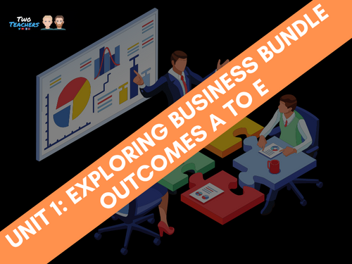 Unit 1: Exploring Business Bundle Outcomes A to E | Two Teachers