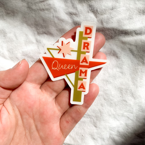 Drama Queen Vinyl Sticker | Chicory