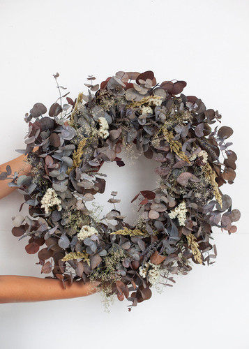 Eucalyptus & Floral Wreath | Terrarium Therapy
