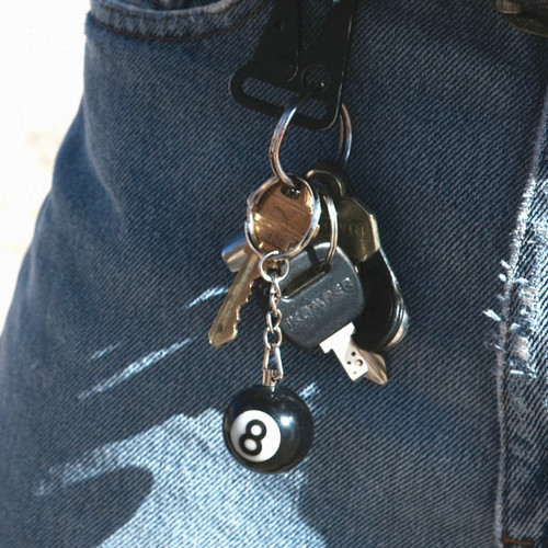 Lucky 8 Ball Keychain | Shop The Deli