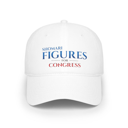 Shomari Figures Baseball Hat (White) | Figures For Congress