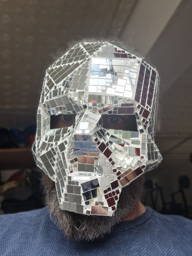Disco Skull - Mirror Ball Mask | Daft Disco