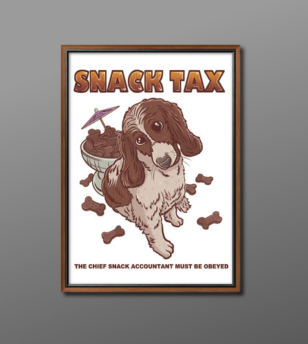 Snack Tax poster | urbanforeststudio