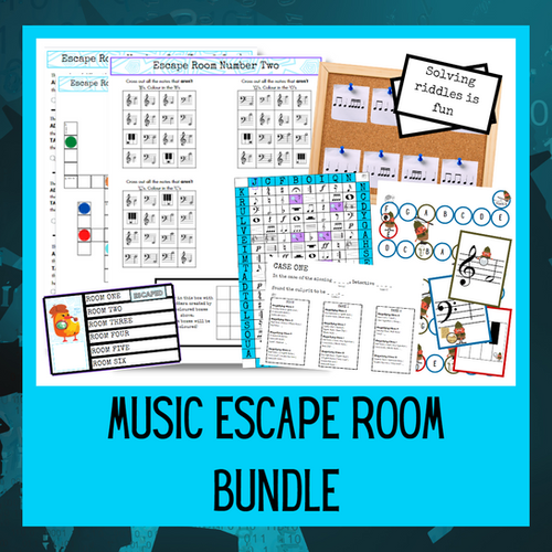Music Escape Room Bundle | BusyLittleTurtle