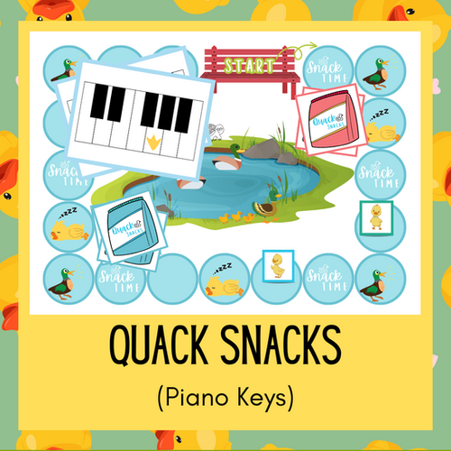 Quack Snacks | Piano Keys Game | BusyLittleTurtle