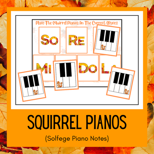 Squirrel Pianos | Kodaly Solfege Piano Game | BusyLittleTurtle