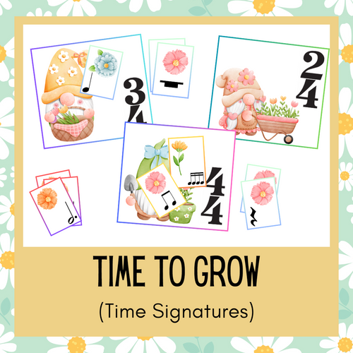 Time To Grow | Time Signatures Game | BusyLittleTurtle