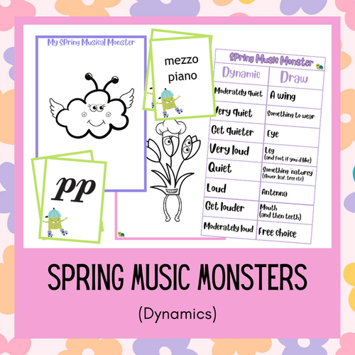 Spring Music Monsters (Dynamics) | BusyLittleTurtle