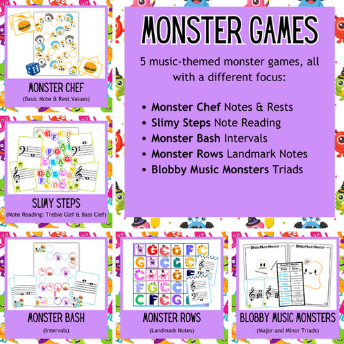 Monster Games Bundle | BusyLittleTurtle