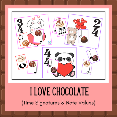 I Love Chocolate | Time Signatures Game | BusyLittleTurtle