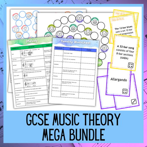 GCSE Music Theory Mega Bundle | BusyLittleTurtle