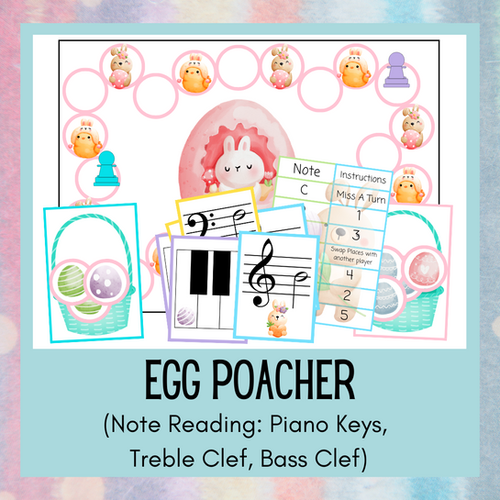 Egg Poacher | Note Reading Game | BusyLittleTurtle
