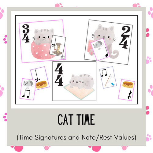 Cat Time! | Time Signatures Game | BusyLittleTurtle